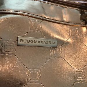 BCBGMaxAzria | Bags | Bcbg Maxazria Gold Duffle Bag | Poshmark